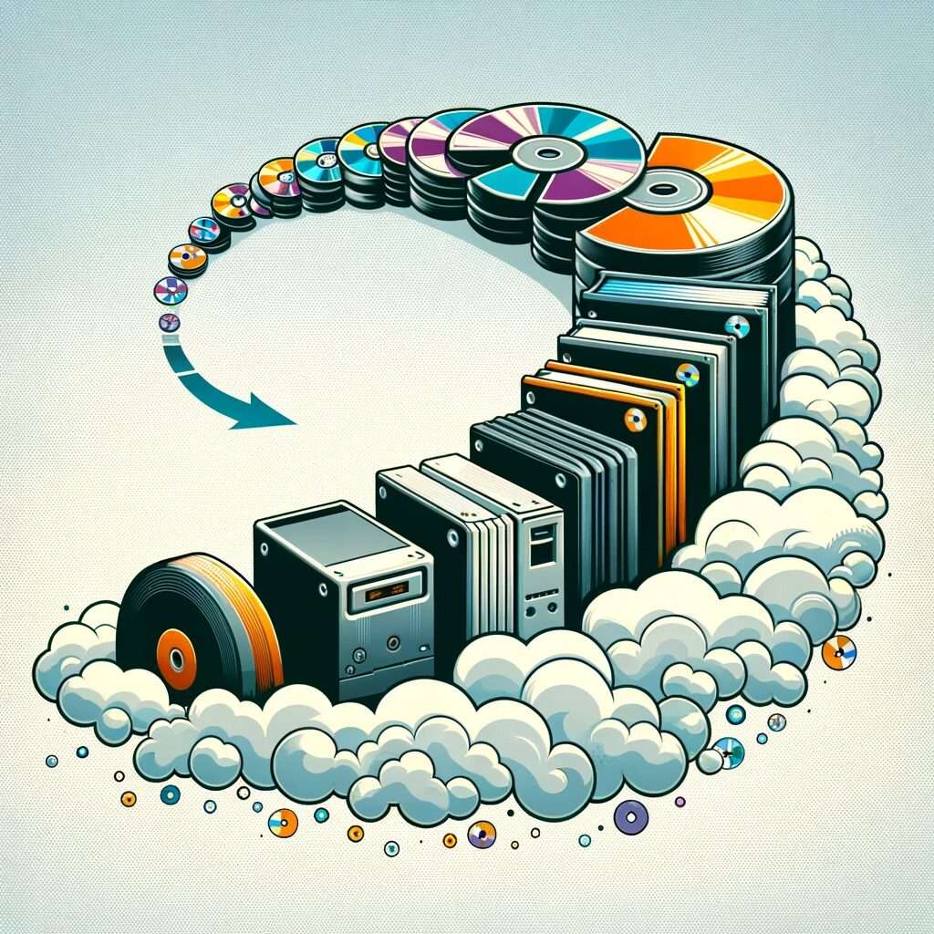 Disquetes a Nuvem: A Fascinante Evolução do Armazenamento de Dados